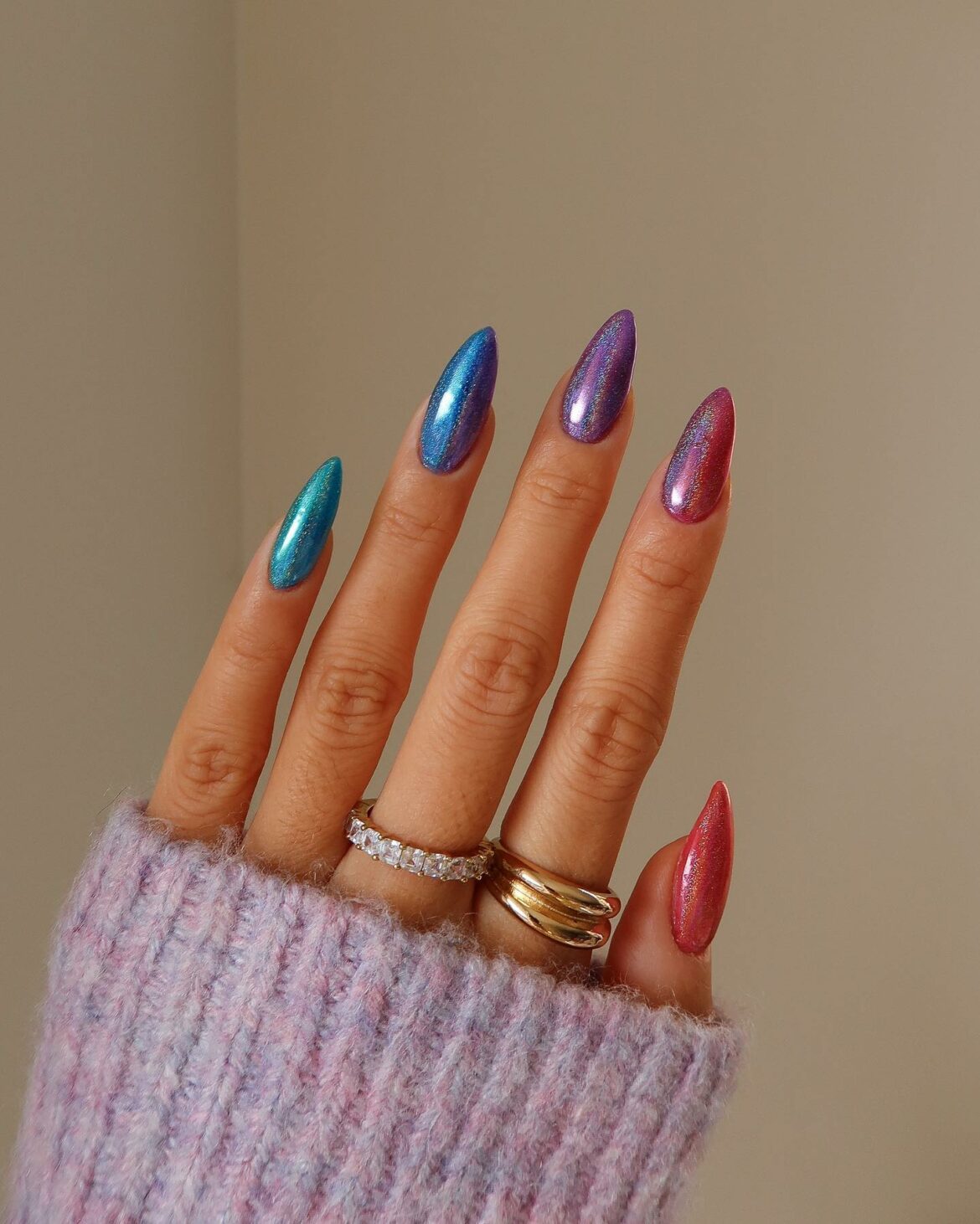 20 Latest Multi-Colored Nail Designs To Try In 2024!