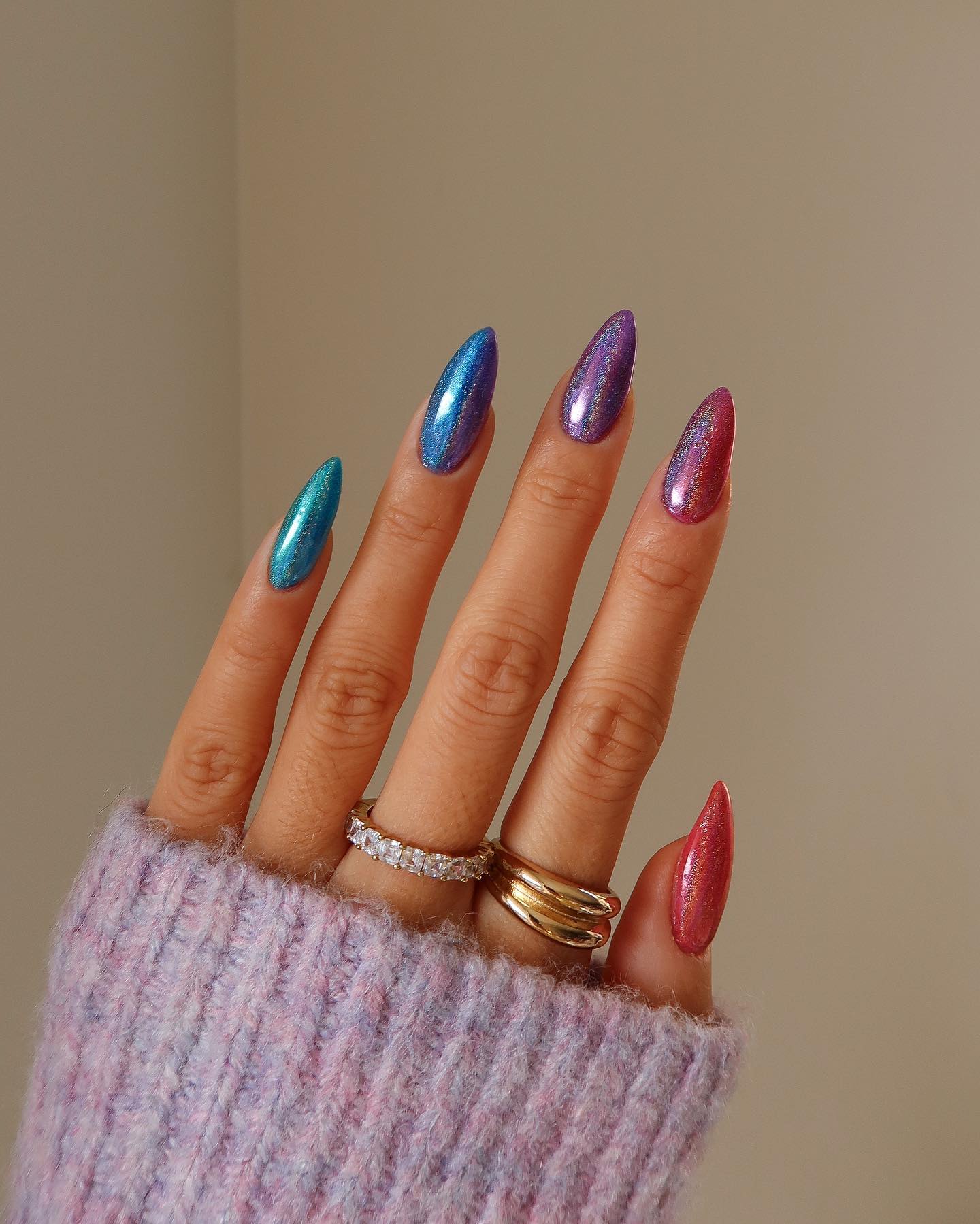 20 Latest Multi-Colored Nail Designs To Try In 2024!