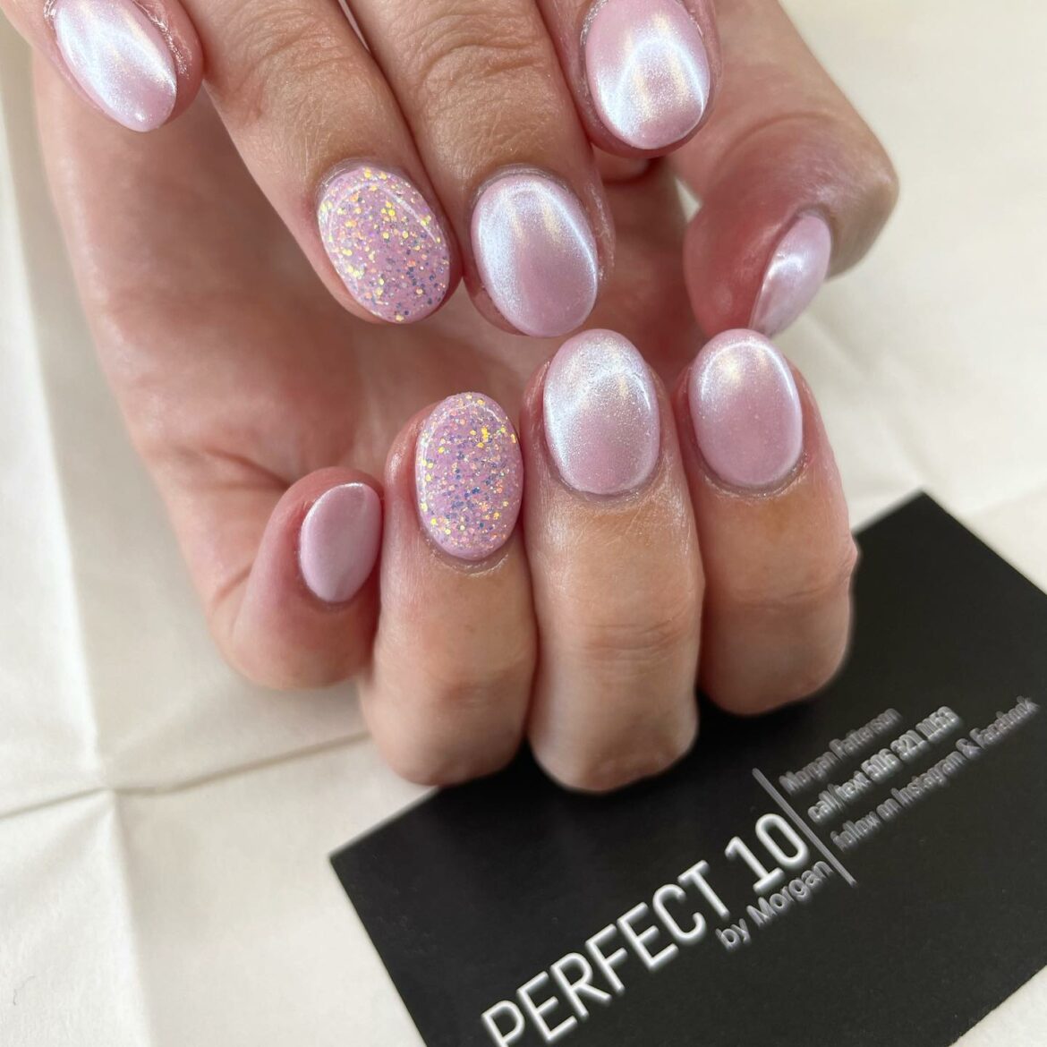 Shine with 30 Light Pink Chrome Nail Designs of 2024