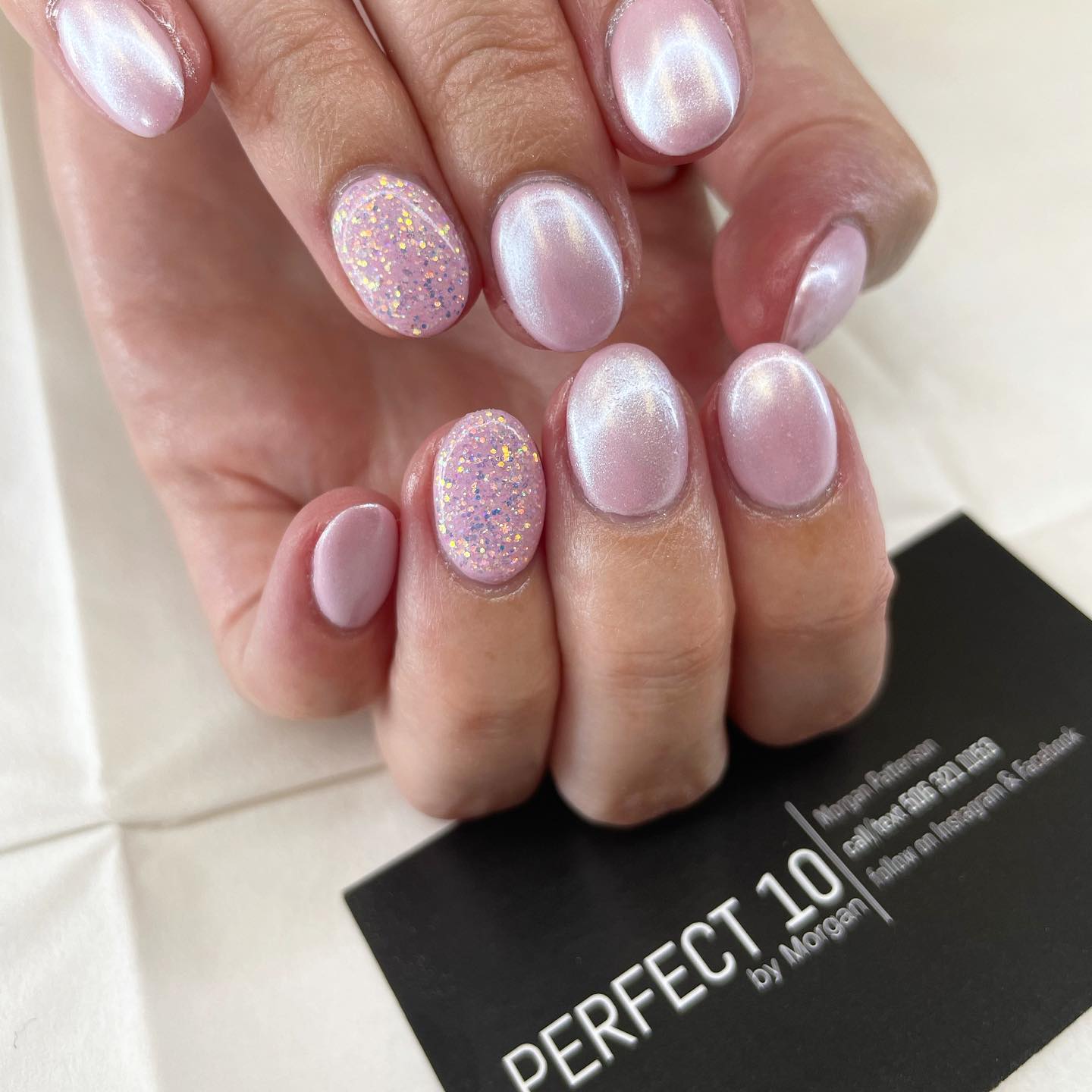 Shine with 30 Light Pink Chrome Nail Designs of 2024