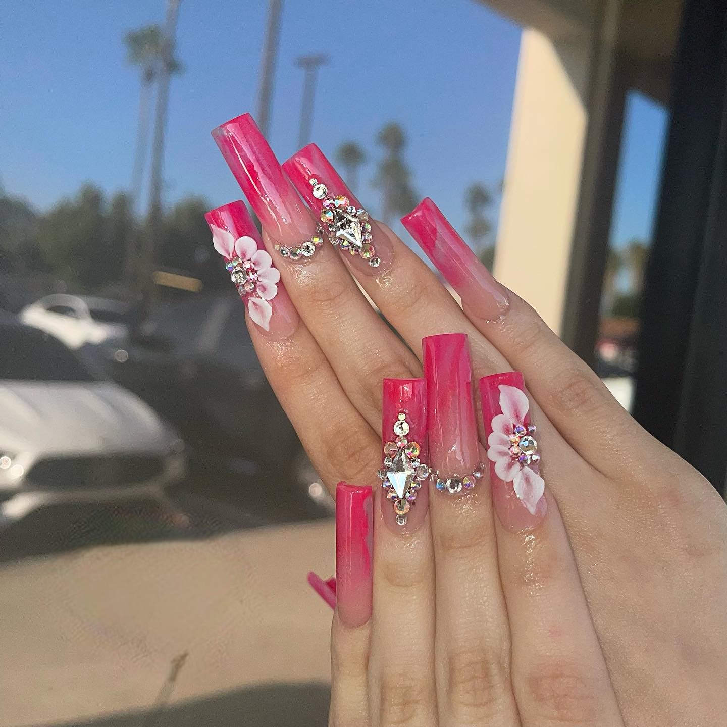 Shine Bright with 33 Hot Pink Nail Ideas in 2024