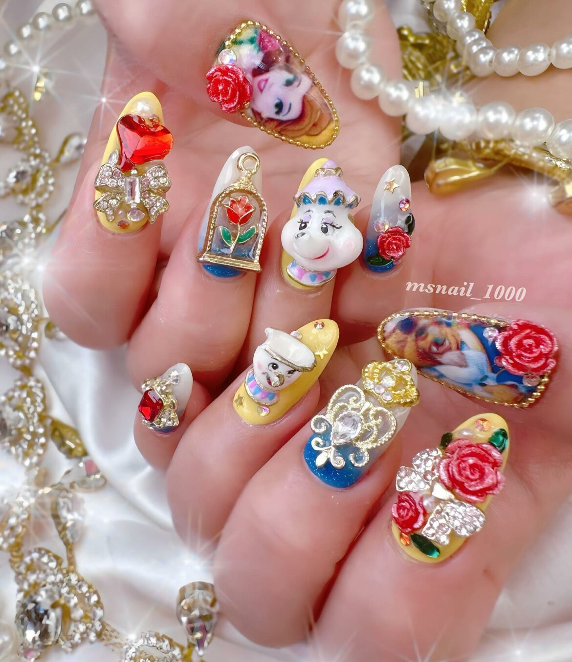 20 Latest Beauty and the Beast Nail Ideas To Try In 2024!