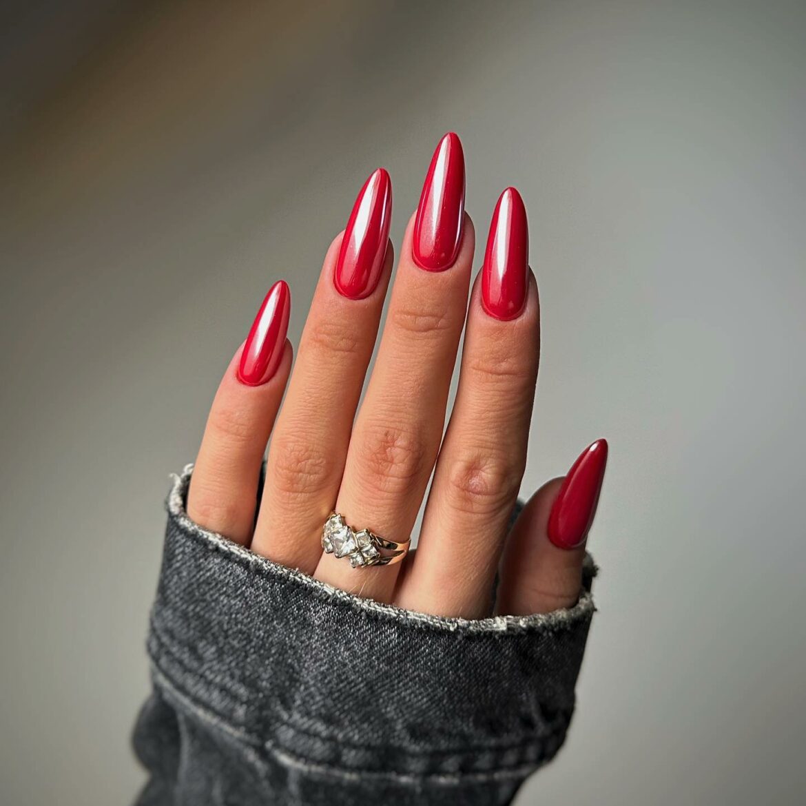 20 Latest Red Almond Nail Ideas To Try In 2024!