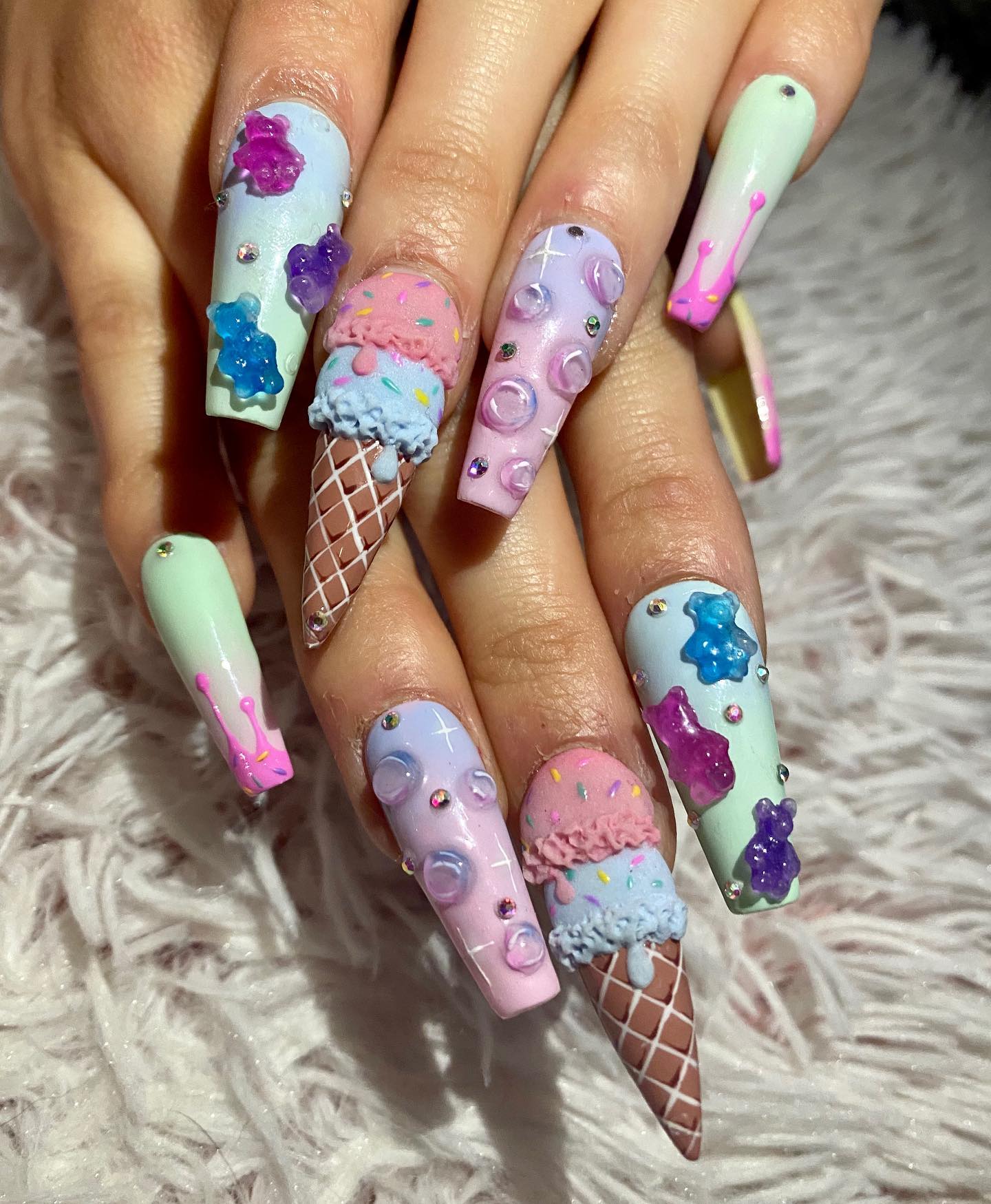 20 Latest Bubble Nail Ideas To Try In 2024!