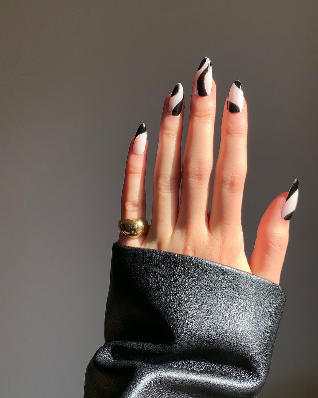 30 Latest Black Almond Nail Ideas To Try In 2024!