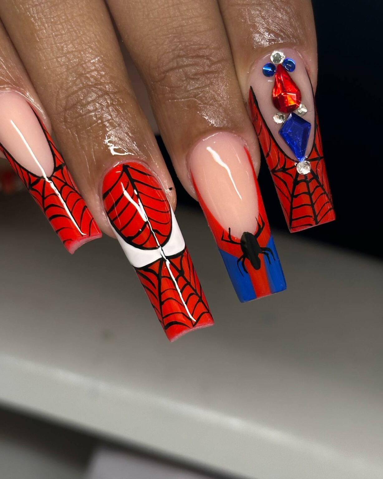 35 Amazing Spiderman Nail Designs To Try In 2024!