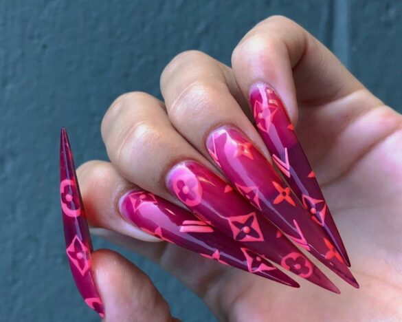 25 Latest Louis Vuitton Nails To Try In 2024