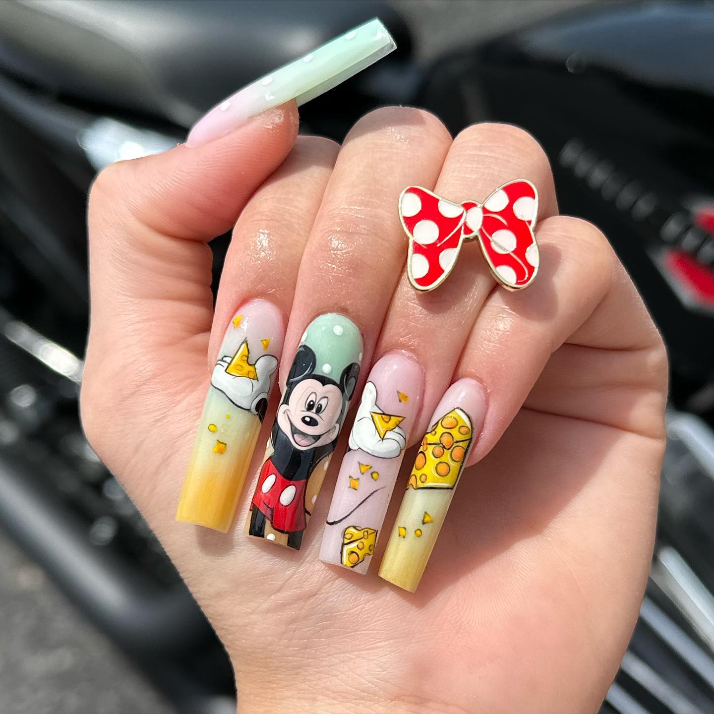 Add Whimsy with 35 Mickey Mouse Nail Designs in 2024