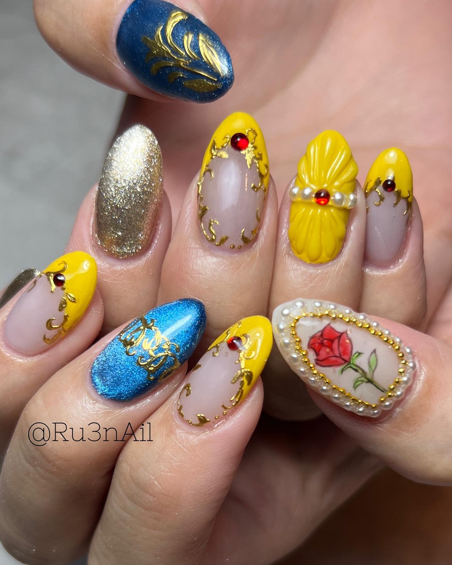 20 Latest Beauty and the Beast Nail Ideas To Try In 2024!