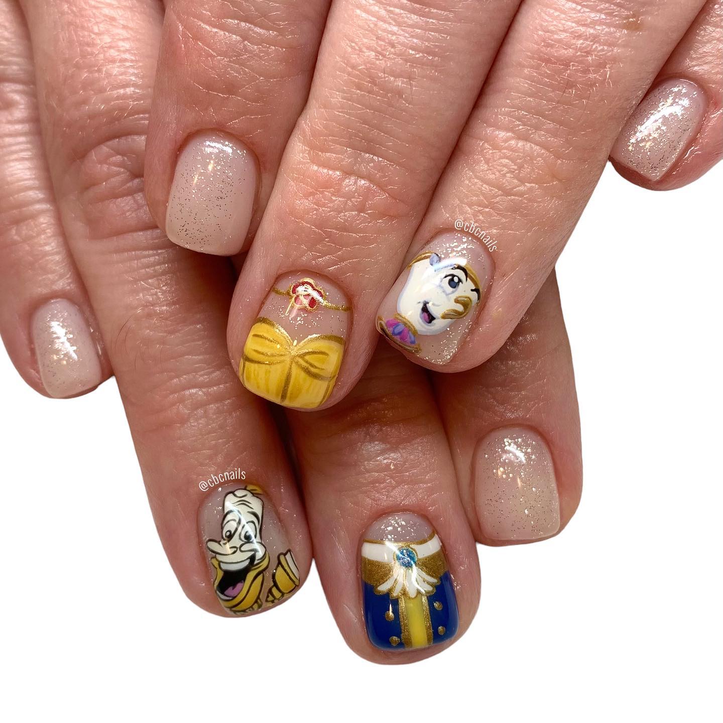 20 Latest Beauty and the Beast Nail Ideas To Try In 2024!