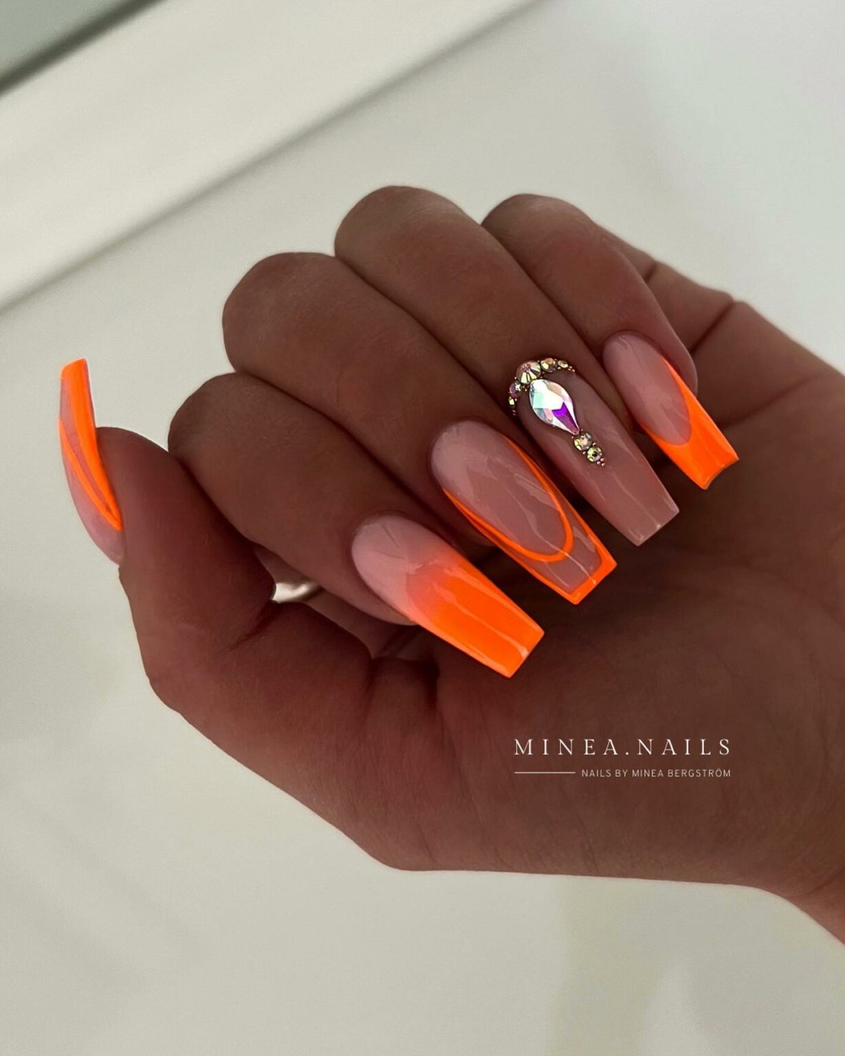 Bring Sunshine with 20 Orange French Tip Nail Designs in 2024
