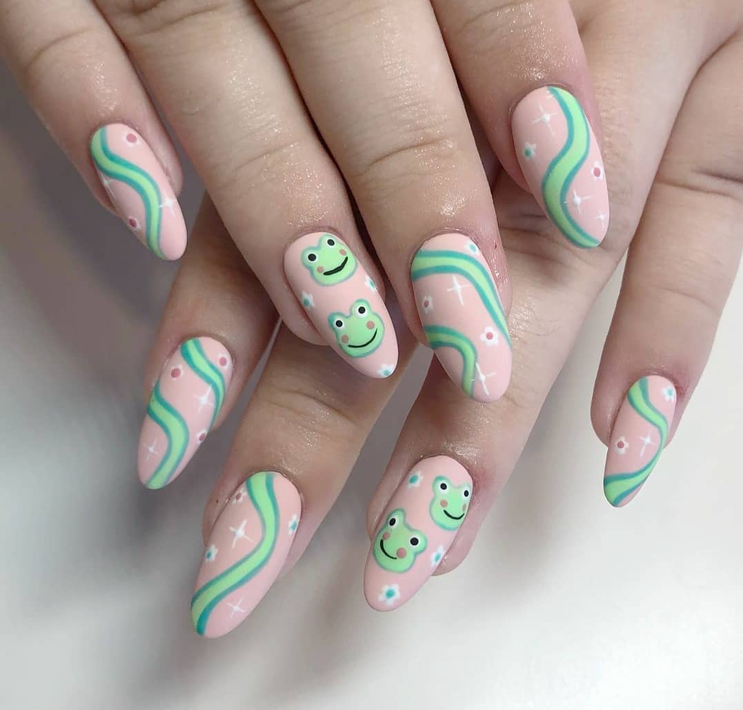 Hop into Fun with 20 Frog Nail Designs in 2024