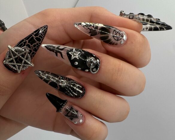 25 Latest Gothic Nail Ideas To Try In 2024!