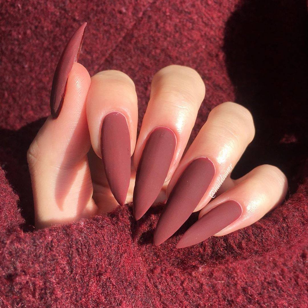 20 Latest Red Matte Nail Ideas To Try In 2024!