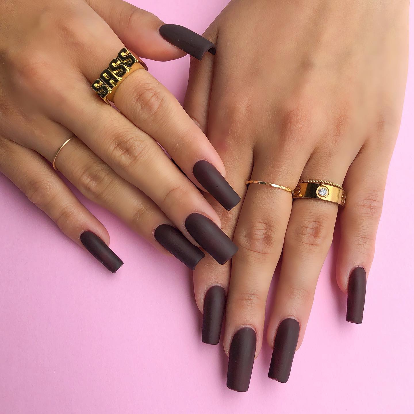 44 Latest Matte Brown Nail Ideas To Try In 2024!