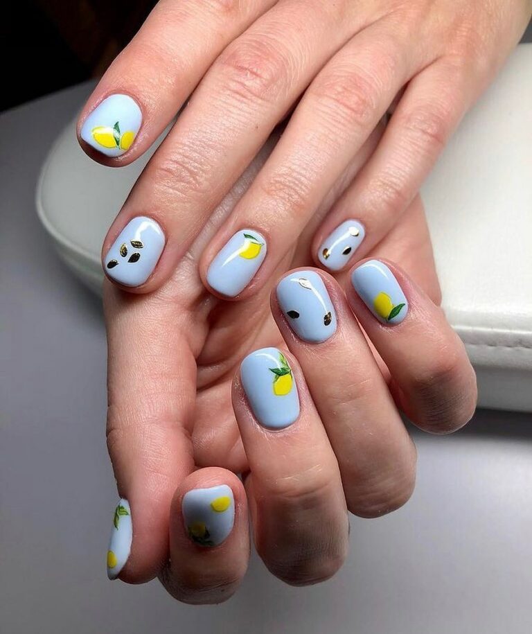 20 Latest Lemon Nail Ideas To Try In 2024!