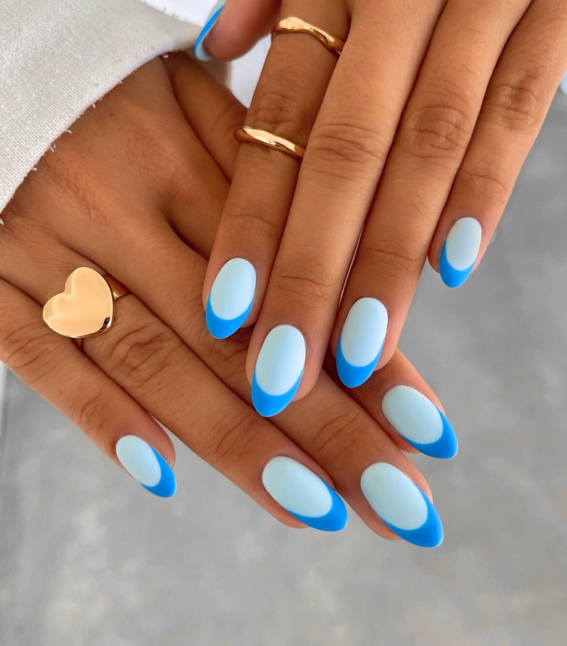 21 Latest Matte Blue Nail Ideas For 2024!