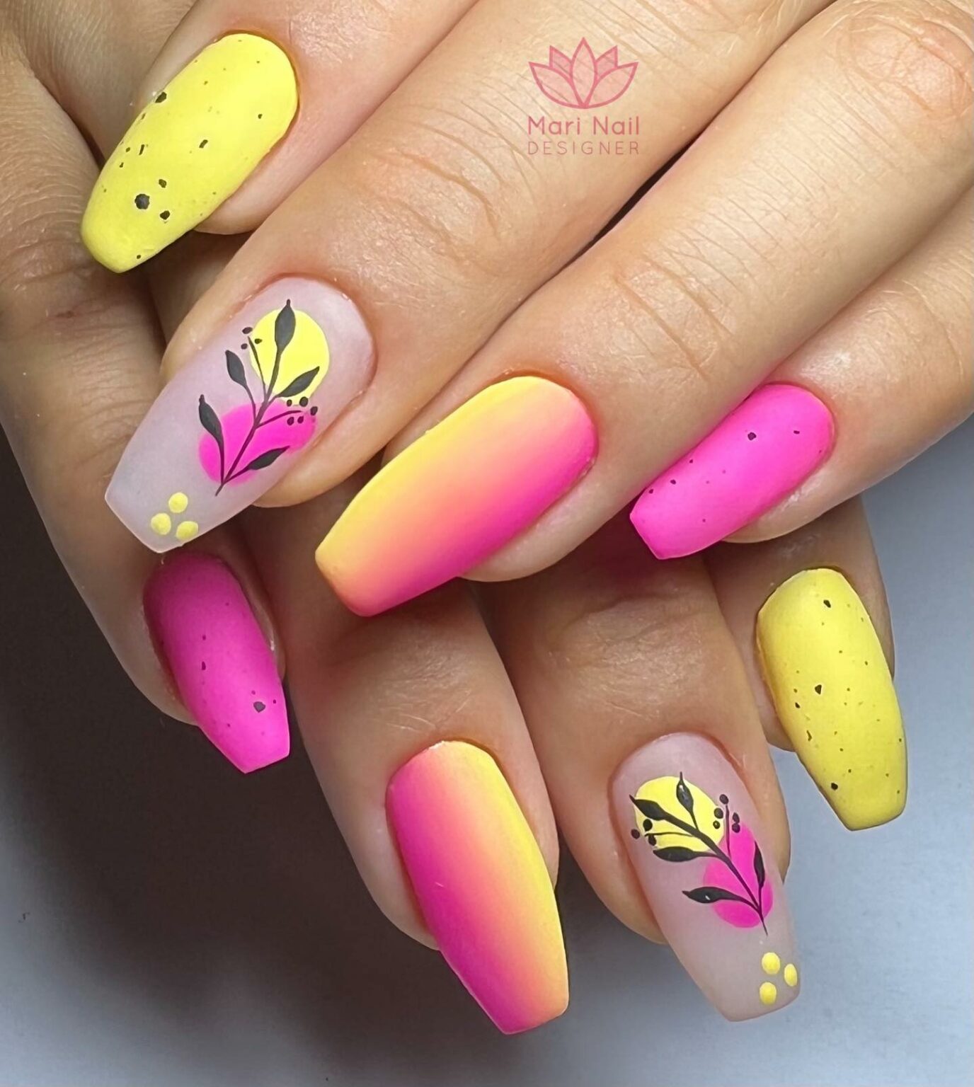 20 Latest Pink And Yellow Nail Ideas To Try In 2024!