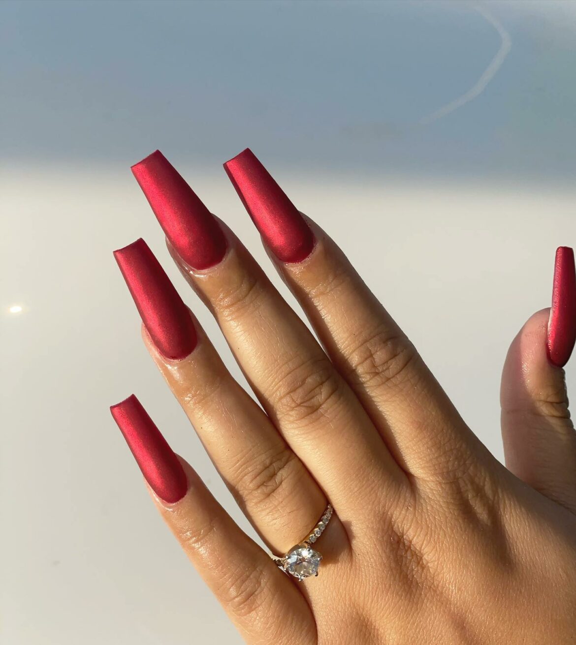 20 Latest Red Matte Nail Ideas To Try In 2024!
