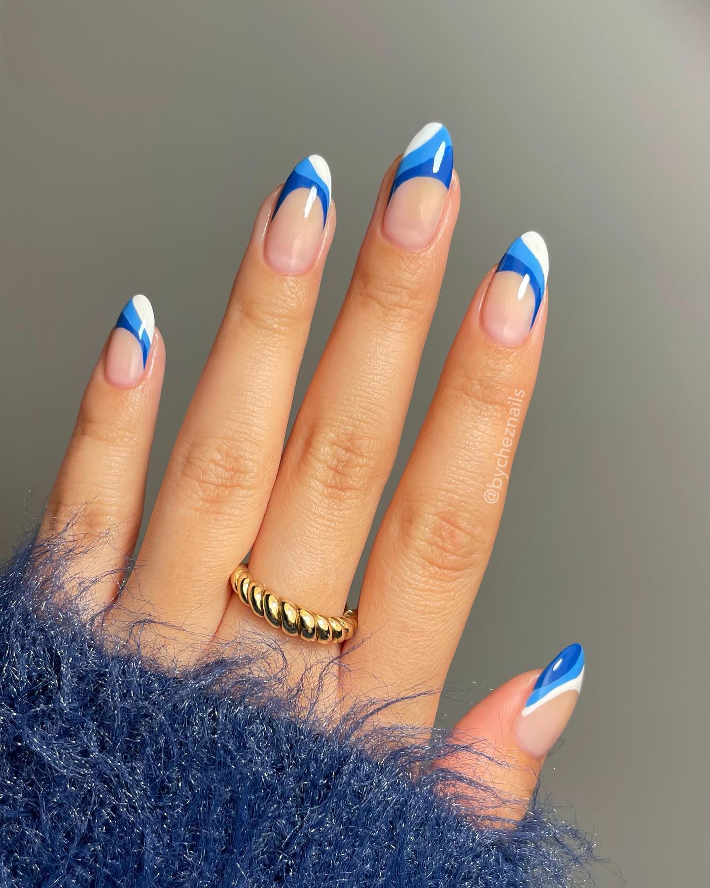 30 Latest Blue And White Nail Ideas To Try In 2024!
