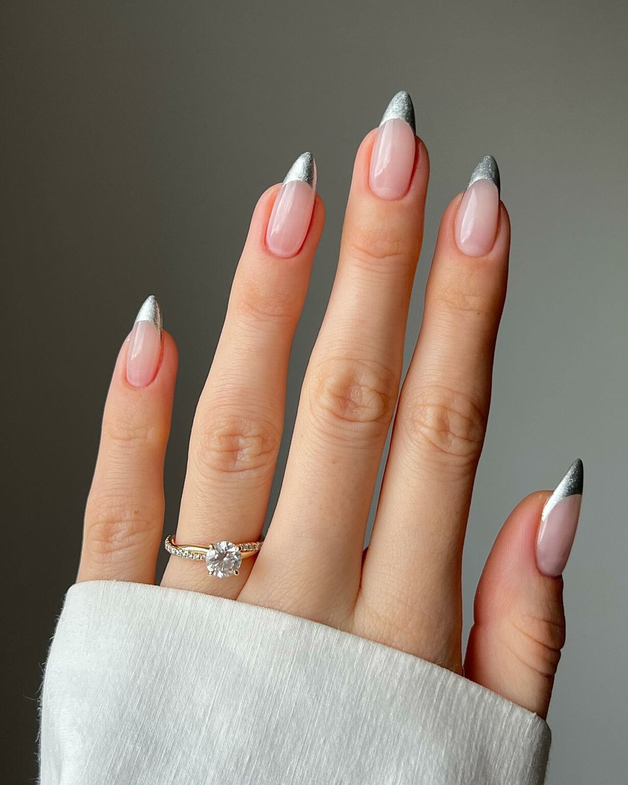 20 Latest Silver French Nail Ideas To Try In 2024!