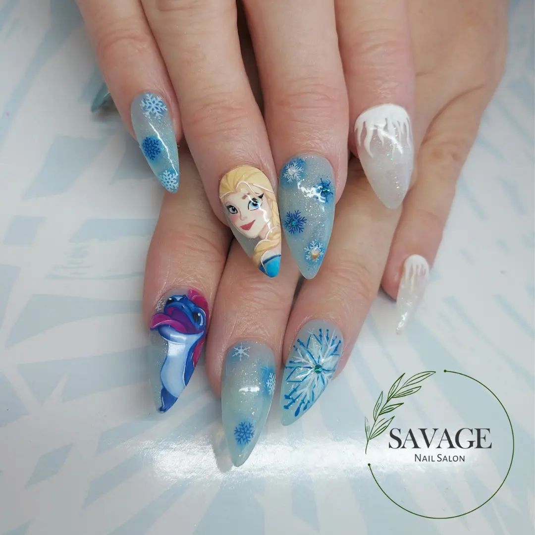 25 Latest Frozen Nail Designs To Try In 2024!