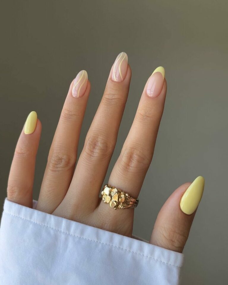 21 Latest Yellow French Tip Nail Designs To Try in 2024!