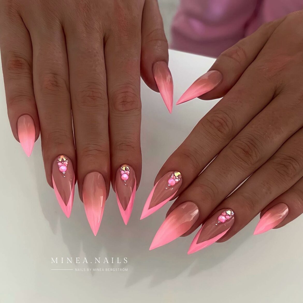 35 Latest Short Stiletto Nail Ideas to Try in 2024!