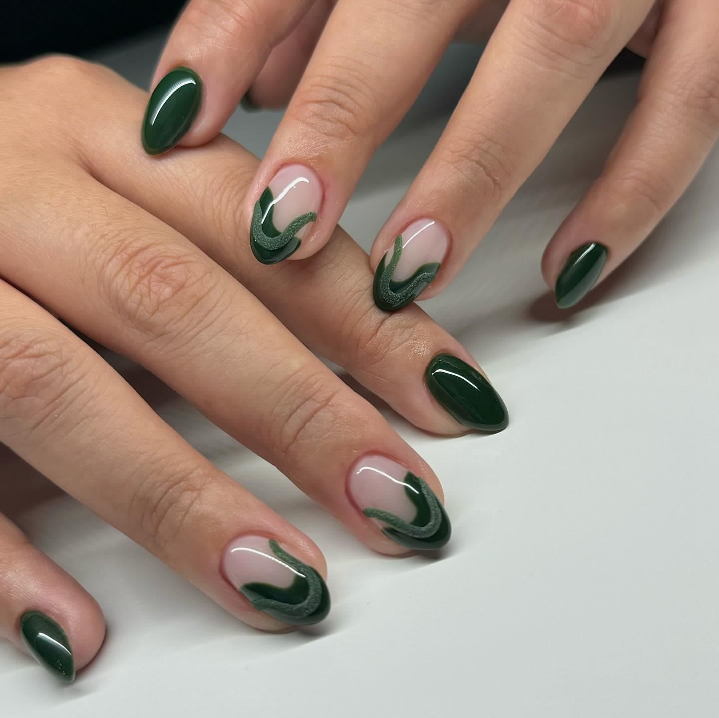 30 Latest Emerald Green Nail Designs To Try in 2024!